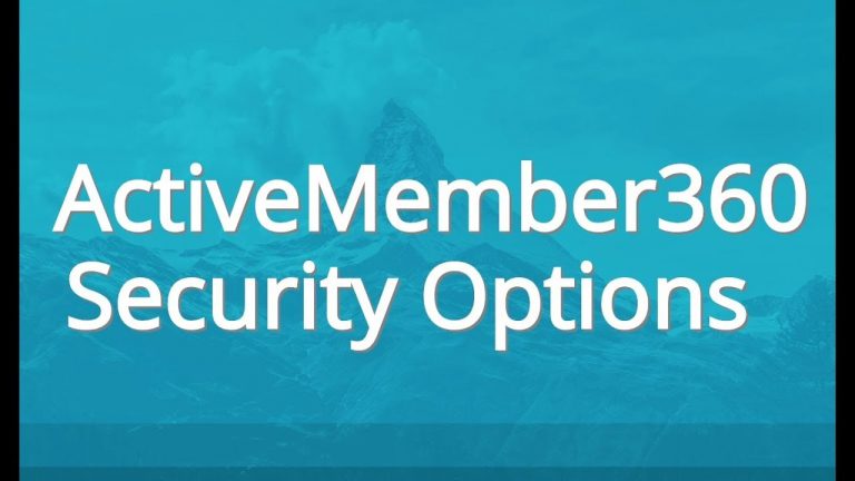 ActiveMember360 Security Options - Integrate Pro
