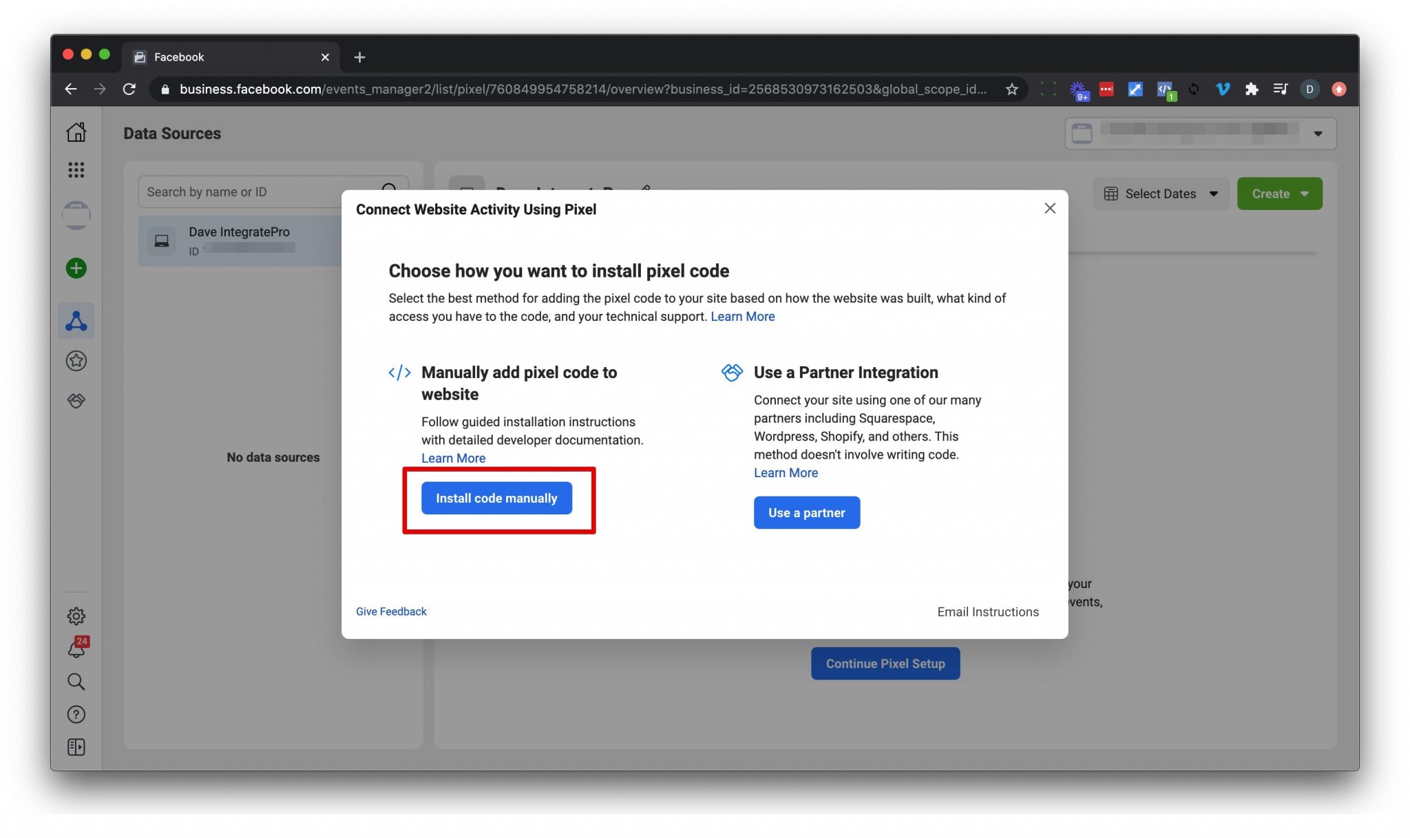 Facebook Conversion API Setup - Integrate Pro