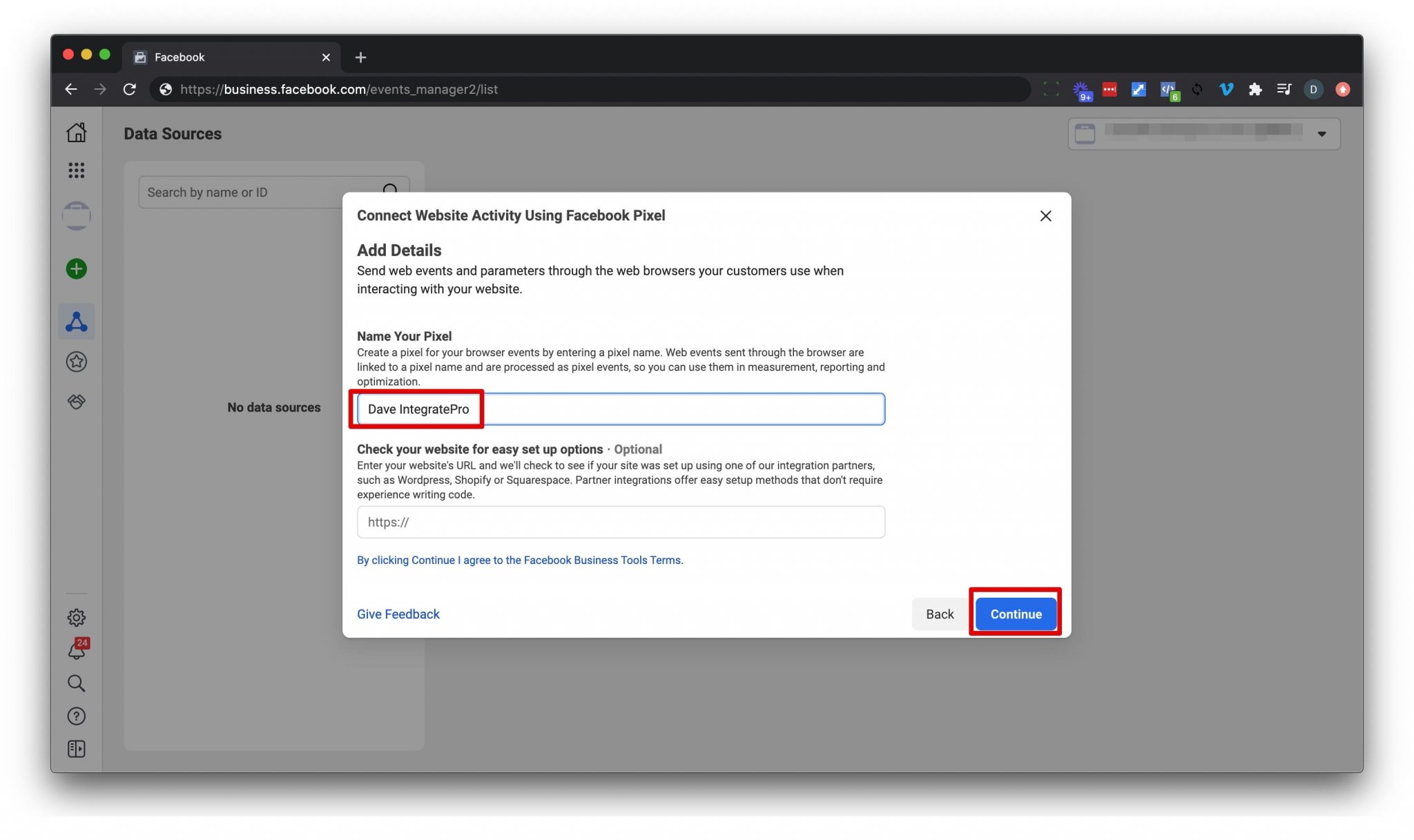 Facebook Conversion API Setup - Integrate Pro